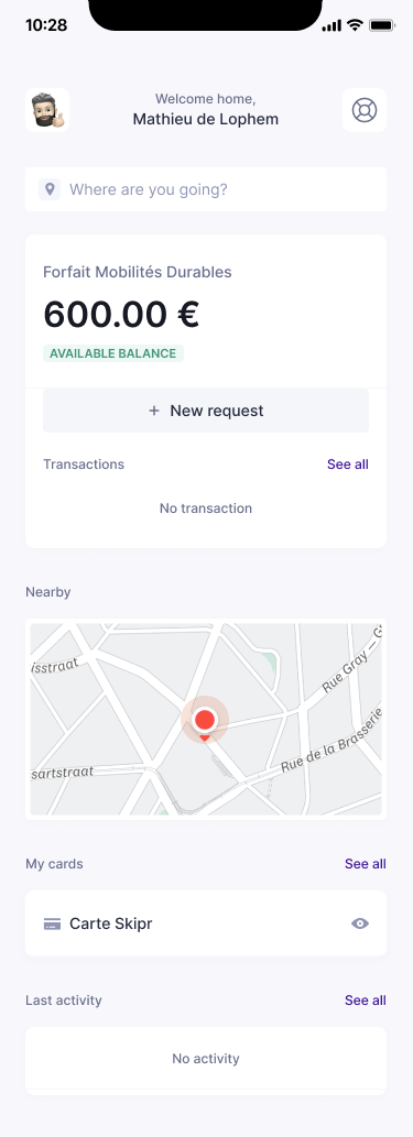 Where can I see the details of my payment card? – Pluxee Mobility