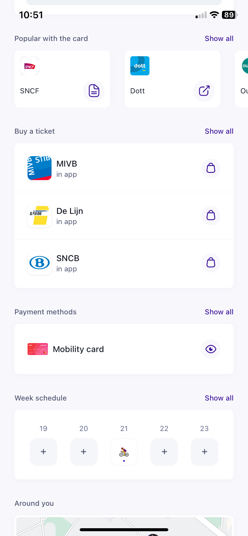 How can I buy and use a SNCB/NMBS Standard Multi in the mobile application? – Pluxee Mobility